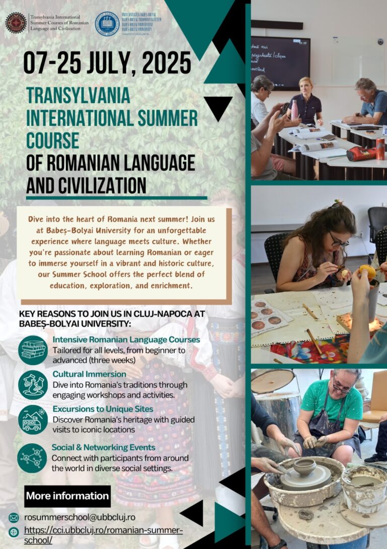 Transylvania International Summer Courses of Romanian Language and ...