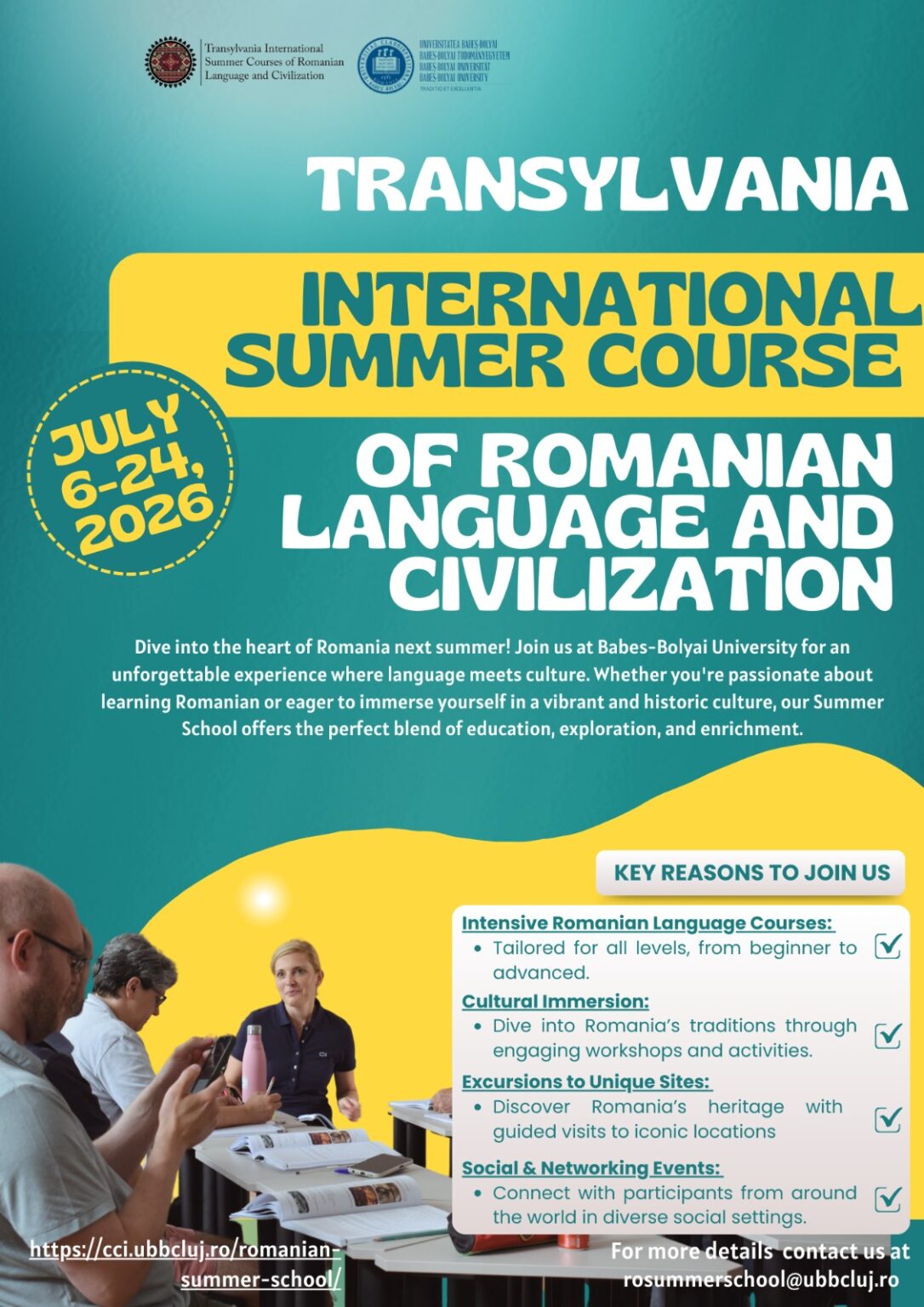 Transylvania International Summer Courses of Romanian Language and ...
