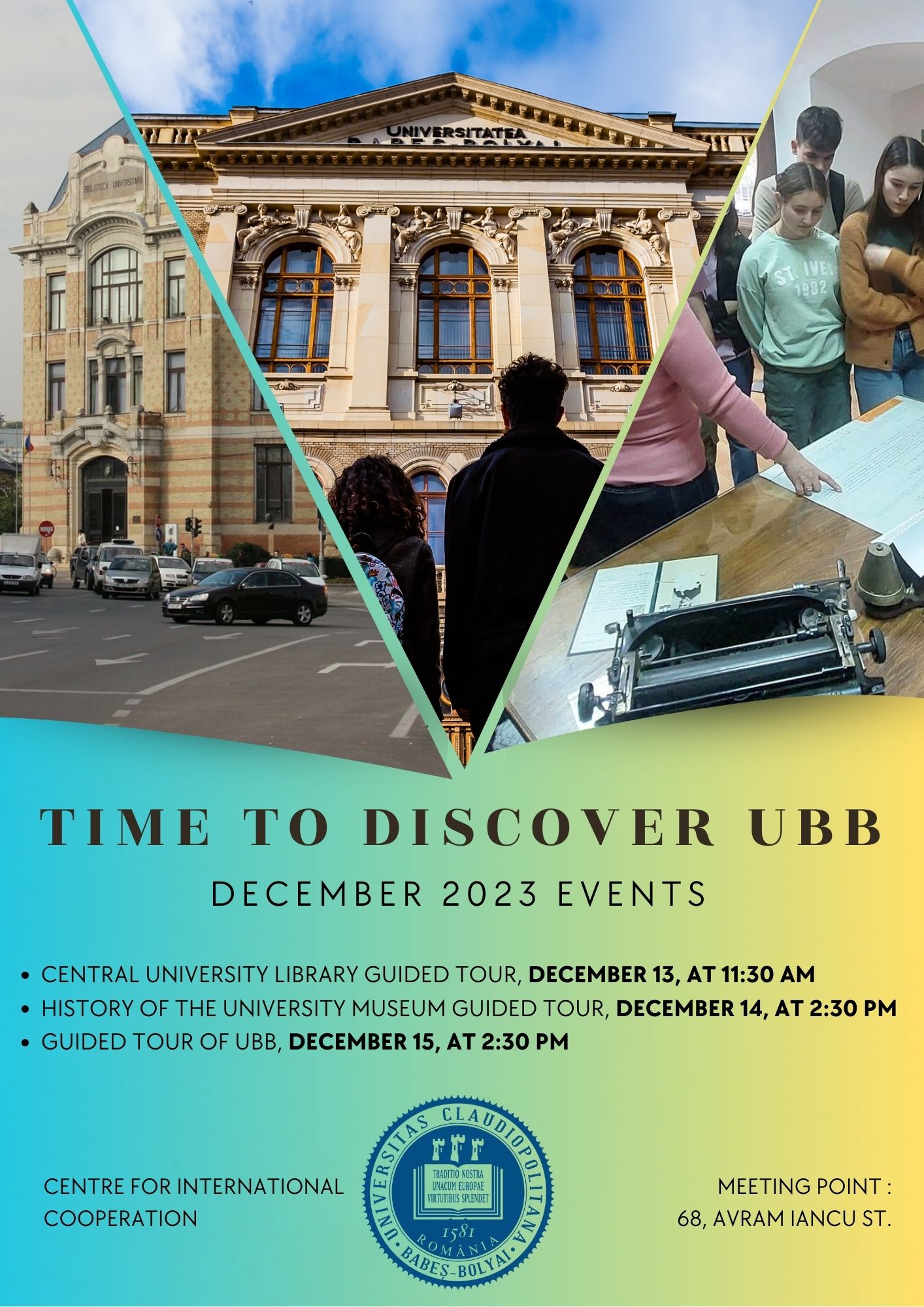 Time to discover UBB – Centrul de Cooperări Internaționale